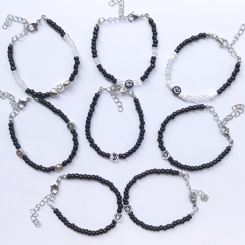 Jual gelang manik manik / gelang aesthetic / gelang korea | Shopee ...