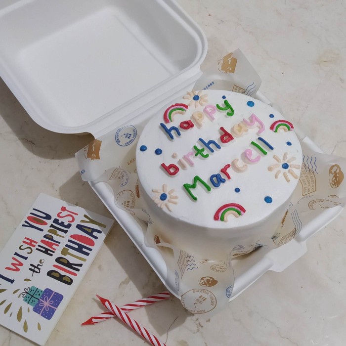 Jual Topper Bento Cake 10Cm Tulisan Simple Decor | Shopee Indonesia