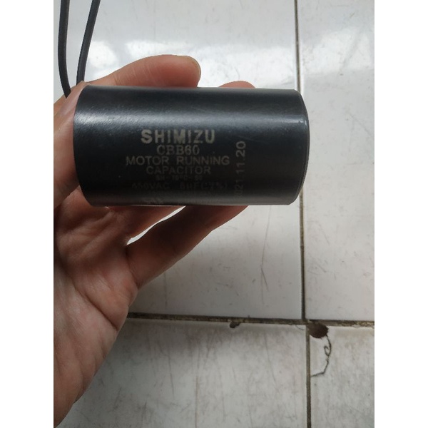 Jual Motor Running kapasitor 8uf 450Vac | Capacitor ORI SHIMIZU Pompa ...