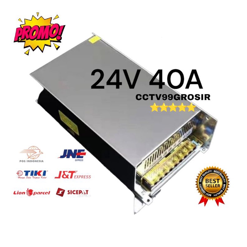 Jual Switching Power Supply PSU 24V 40A High Quality, 24 Volt 40 Ampera ...
