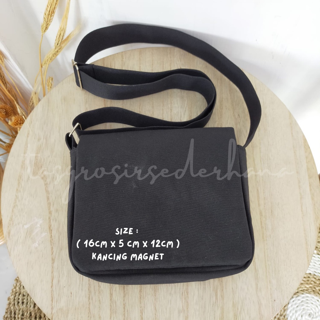 Jual TGS - HAKO BAG / Tas Selempang Kanvas / Mini Canvas Bag Murah ...