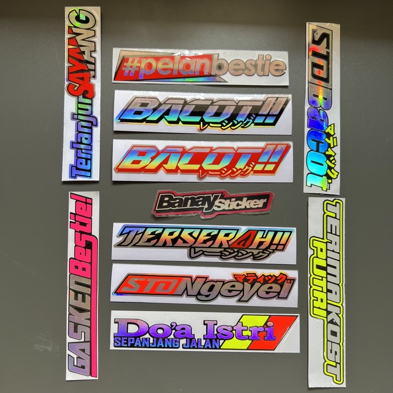 Jual STICKER Stiker DOA ISTRI STD NGEYEL PELAN BESTIE Cutting | Shopee ...