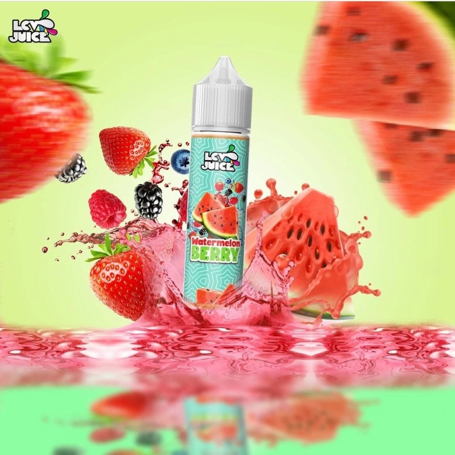 Jual LIQUIDS FREEBASE LCV WATERMELON BERRY 60ML BY LCV JUICE | Shopee ...