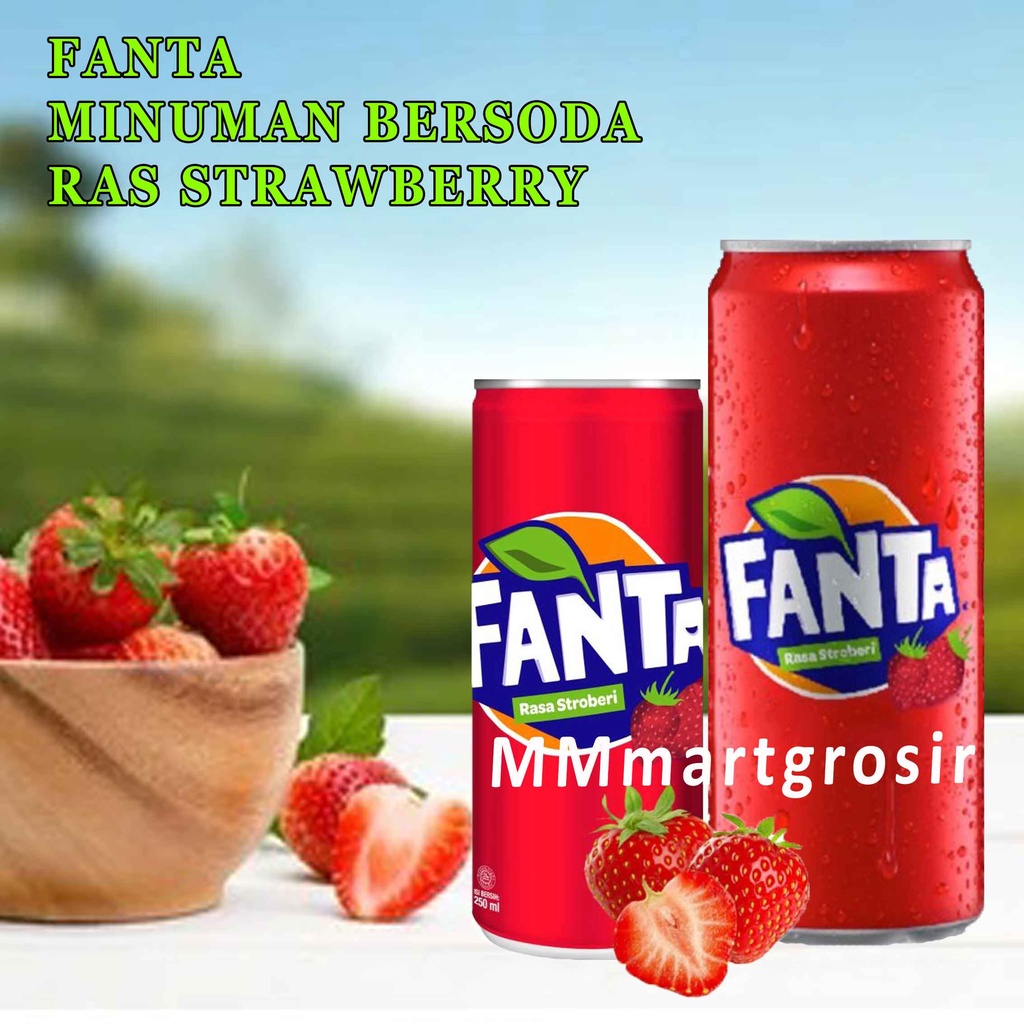 Jual Fanta / Minuman Berkarbonasi / Rasa Strawberry / Minuman Bersoda ...