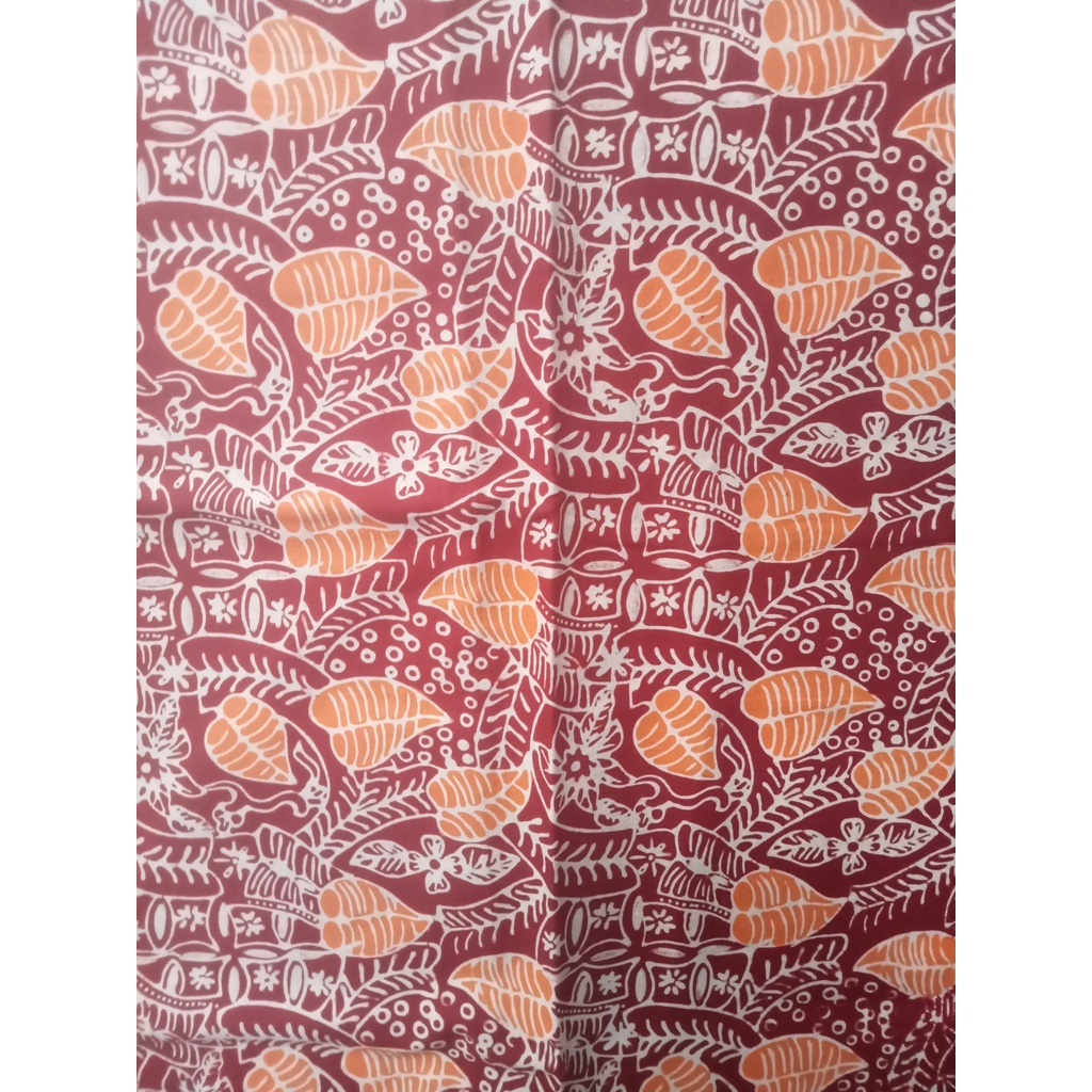 Jual batik cap (bogor) kembang dan daun talas | Shopee Indonesia