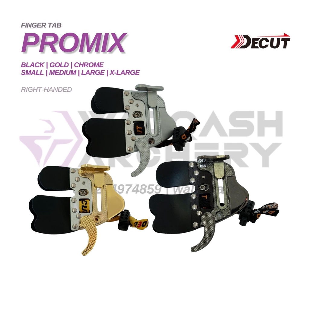 Jual DECUT PROMIX Leather Finger Tab Recurve | Shopee Indonesia