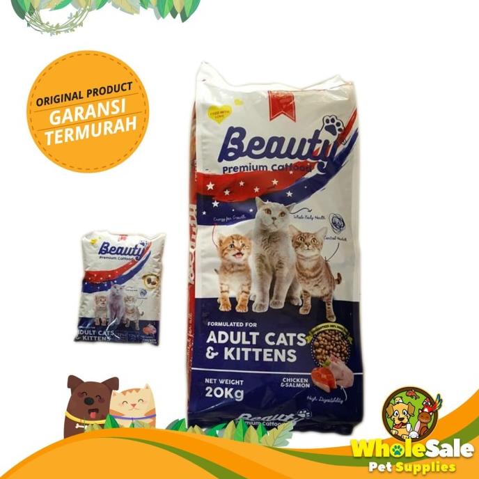 Jual Pakan Kucing Makanan Kucing Beauty 7Kg / 20Kg Adult Kitten Premium ...