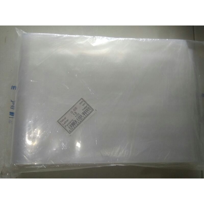 Jual Plastik roll jet PP tebal 0,05mm lebar 18cm panjang 100 meter ...