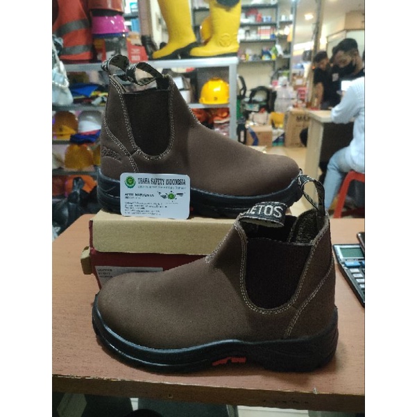 Jual Jual Sepatu Safety Aetos Copper Warna Mocca ORI Harga Murah ...