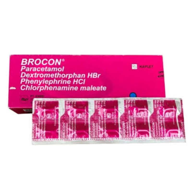 Jual Brocon tablet (per strip) | Shopee Indonesia
