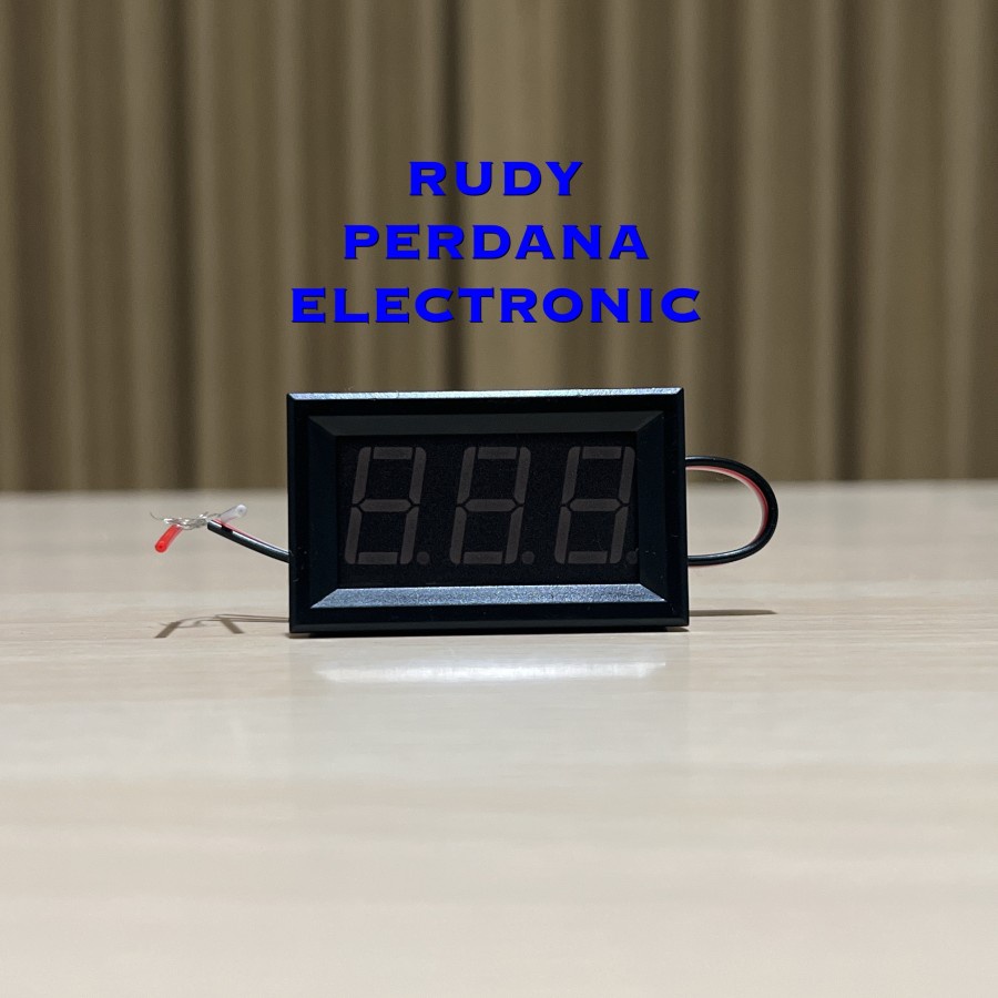 Jual VOLTMETER DIGITAL DC LED DISPLAY 3 KABEL 0.56" INCH 100V | Shopee Indonesia