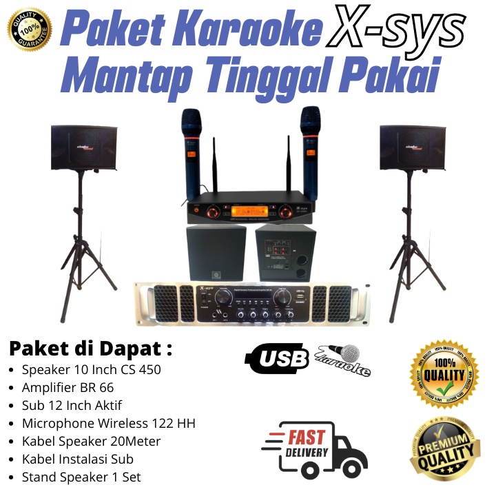 Jual Paket Karaoke Set Full Xsys Garansi Resmi Original Komplit Fullset ...
