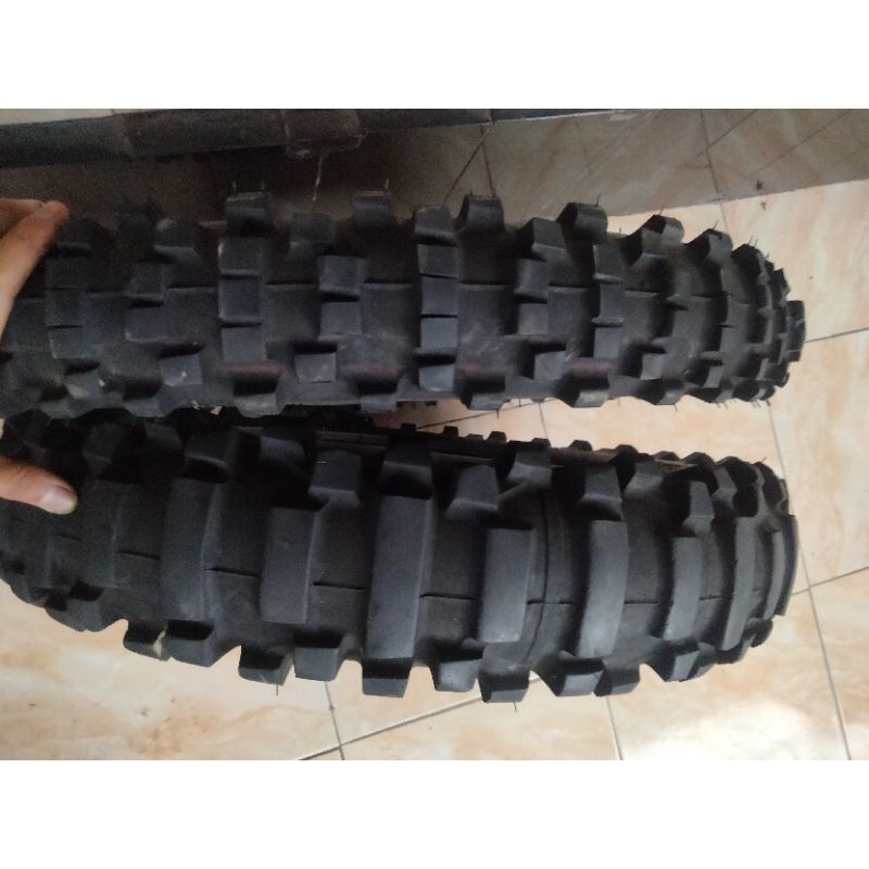 Jual ban depan trail ring 21 80/100 copotan - ban depan KLX croos ...