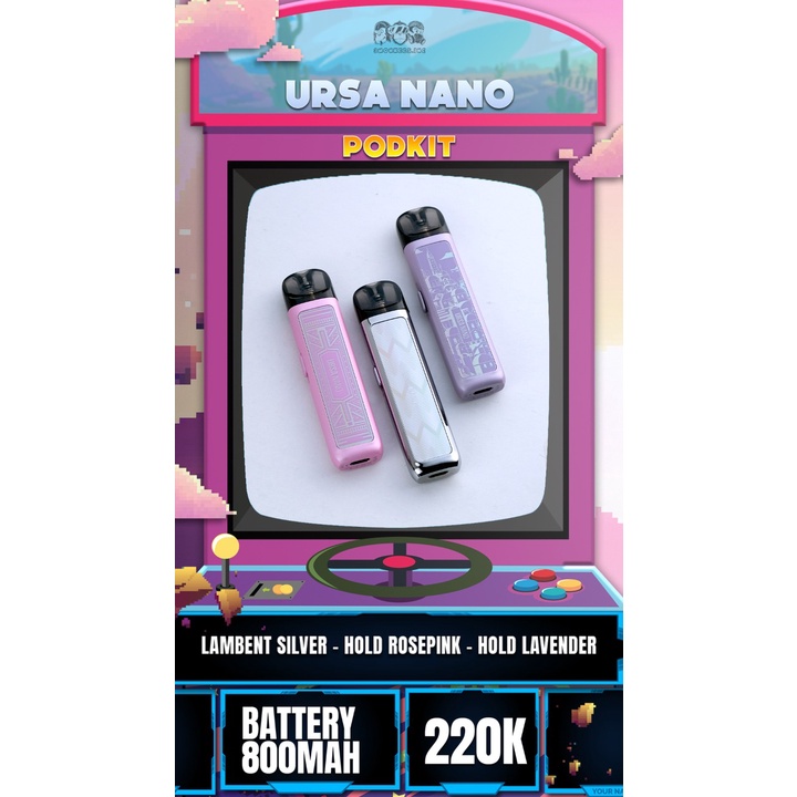Jual Ursa Nano 18W 800mAh Limited Edition Pod by Lost Vape | Shopee ...