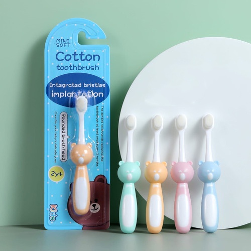 Jual Mini Soft Cotton Toothbrush Usia 2+ tahun - Sikat Gigi Bulu Super ...