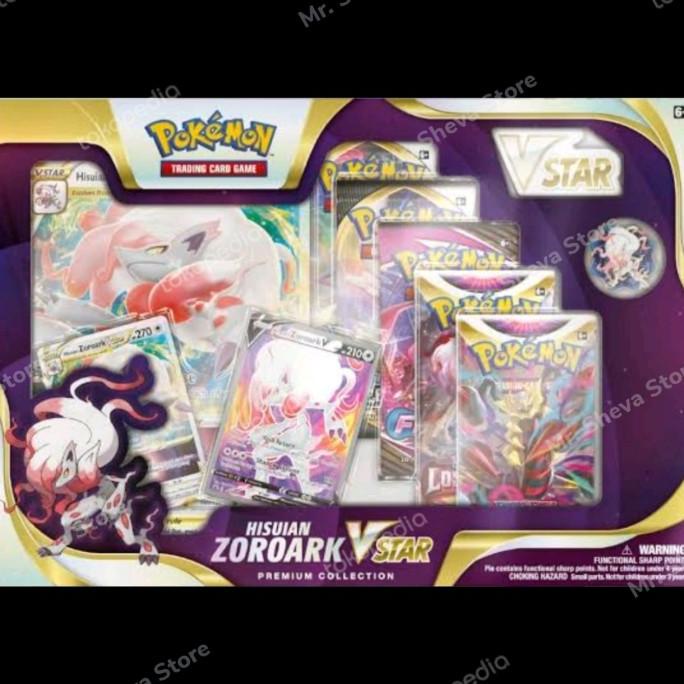 Jual Pokemon Hisuian Zoroark V Star Premium Collection Box | Shopee ...