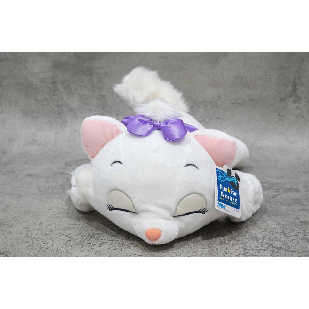 Jual SEGA Disney Marie Cat Super Jumbo Kutatto Purple Ribbon Plush Doll ...