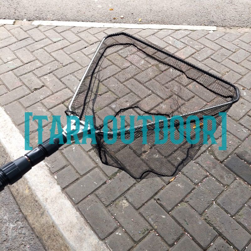 Jual SEROKAN JARING IKAN LIPAT TELESKOPIK PORTABLE MANCING BESAR ...