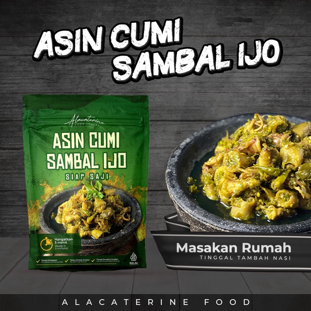 Jual Alacaterine Food | Asin Cumi Sambal Ijo | Masakan & Makanan Siap ...