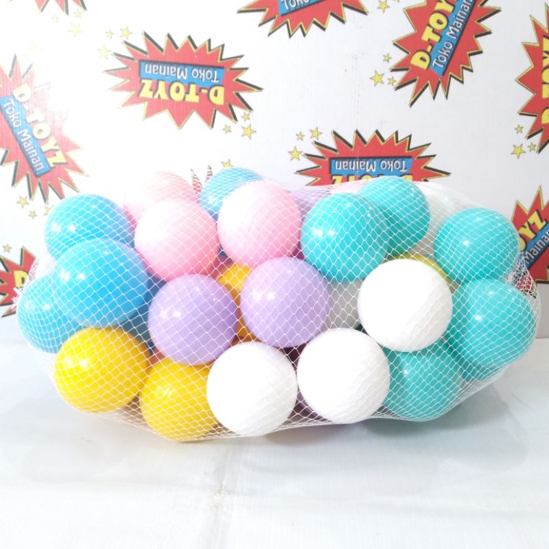 Jual Bola mainan anak bola mandi bola pastel 50pcs | Shopee Indonesia