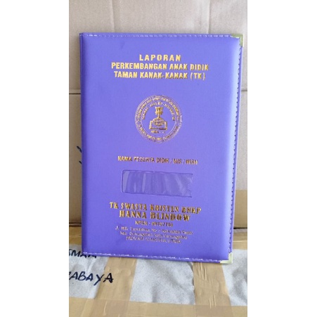 Jual [UNGU] MAP RAPOR HOTPRINT JAHIT MAP KURTILAS MAP KURIKULUM MERDEKA ...