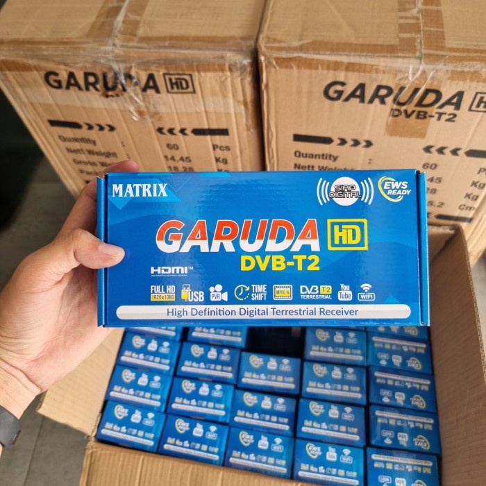 Jual Receiver Set Top Box Matrix Garuda Dvb-T2 Digital Tv Kominfo Resmi | Shopee Indonesia