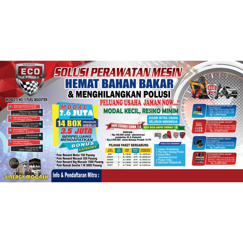 Jual spanduk Eco racing terbaru | Shopee Indonesia