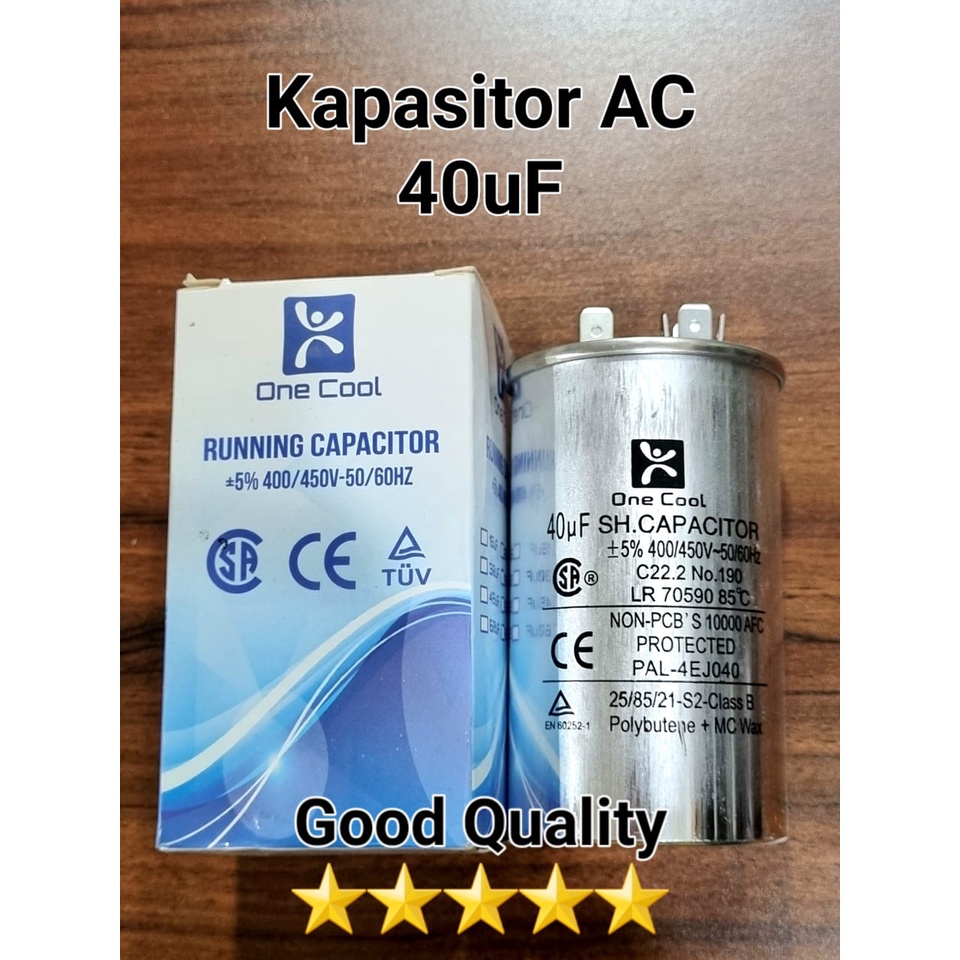 Jual KAPASITOR / CAPASITOR AC MEREK OneCool | 40 uF / MIKRO | Shopee Indonesia