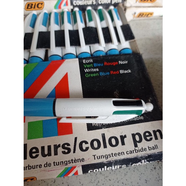 Jual Bulpoint BIC 4 Warna Made in France NOS,Bulpoint Murah | Shopee ...