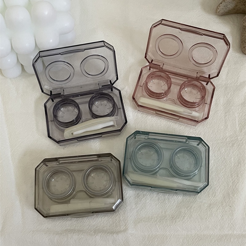 Jual Kotak Softlens Transparan Premium Travel Kit Tempat Kotak ...