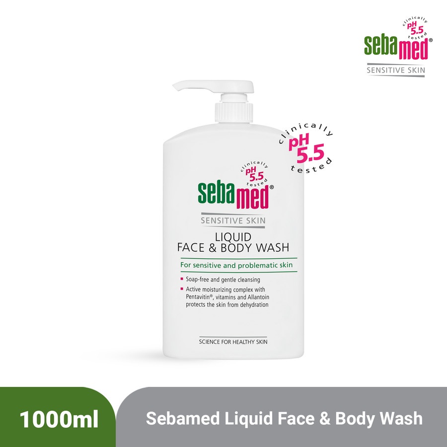 Jual Sebamed Liquid Face and Body Wash 1000ml Sabun Muka dan Badan ...