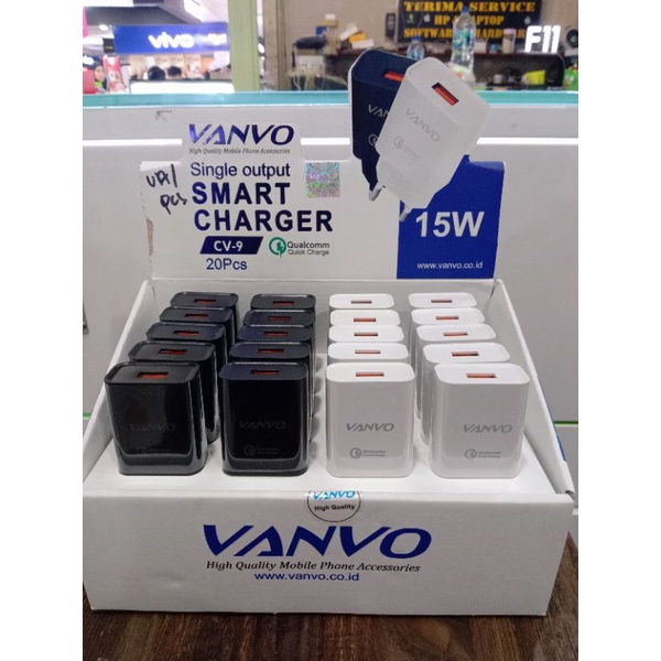 Jual BATOK CHARGER VANVO 2.A 15W FAST CHARGING | Shopee Indonesia