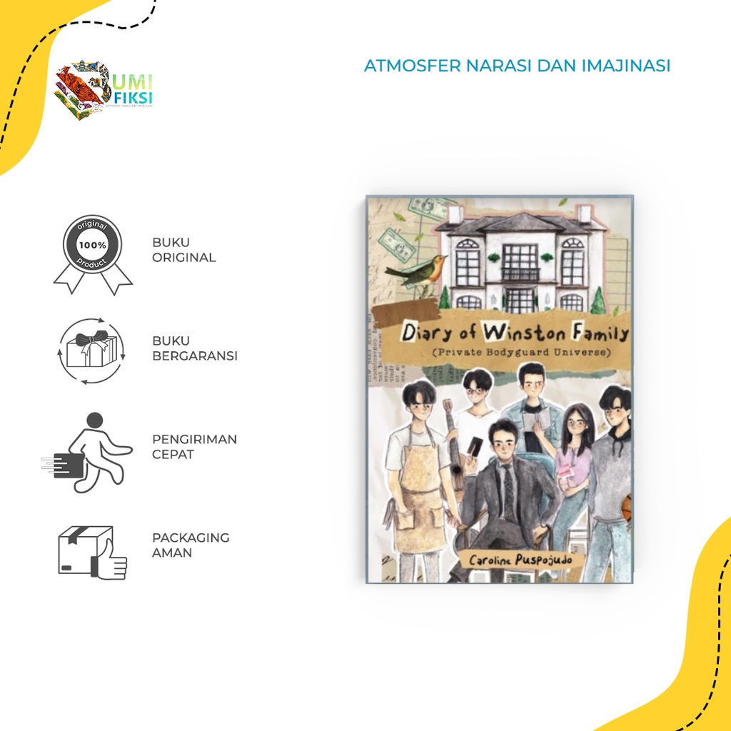 Jual Buku Novel Diary Of Winston Family - Caroline Puspojudo - Akad ...