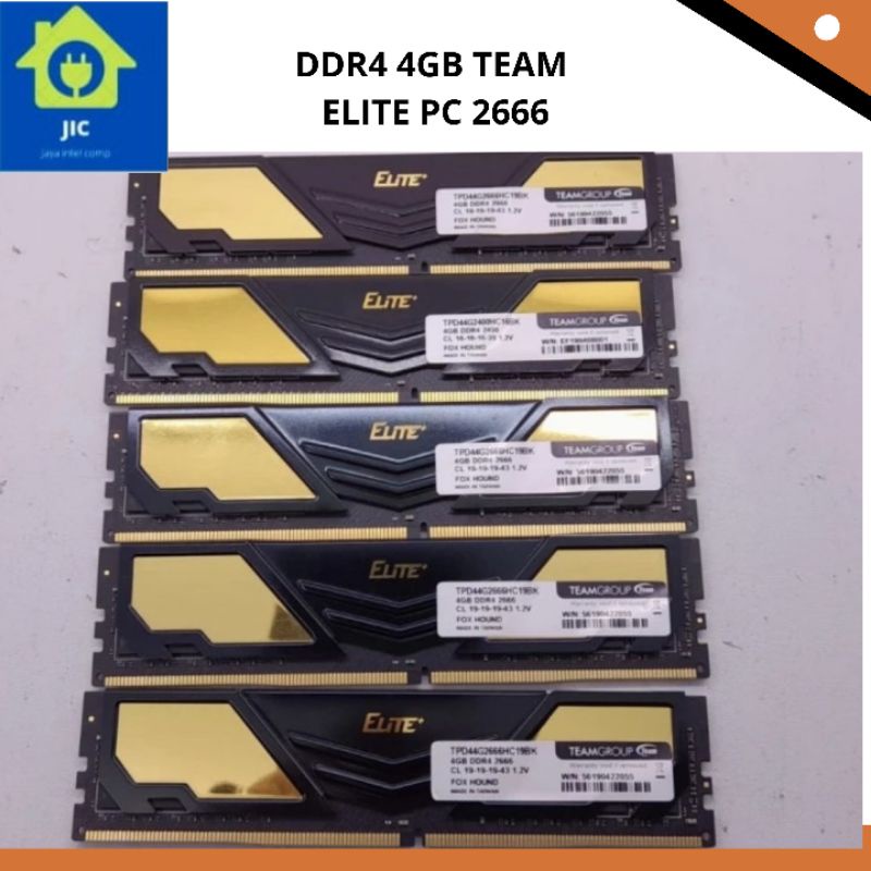 Jual DDR4 4GB TEAM ELITE PC 2666 | Shopee Indonesia
