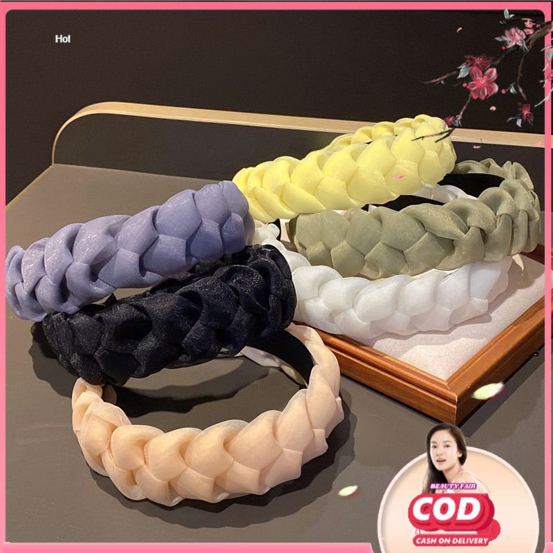 Jual [BF] KOREAN BRAIDED HEADBAND / BANDO KOREA KEPANG / BANDO TEBAL ...