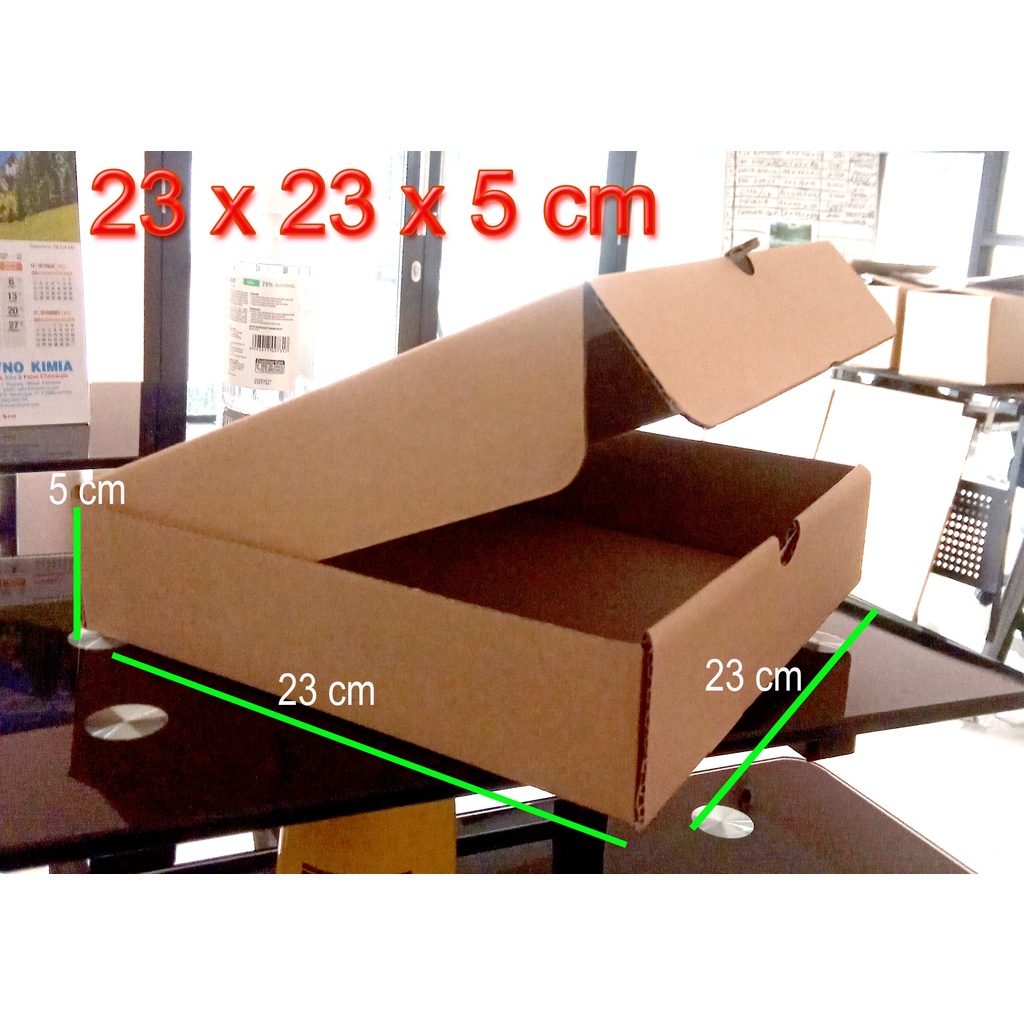 Jual Dus 23x23x5 Cm Die Cut Baju frame murah box packing ( 10 PCS ...