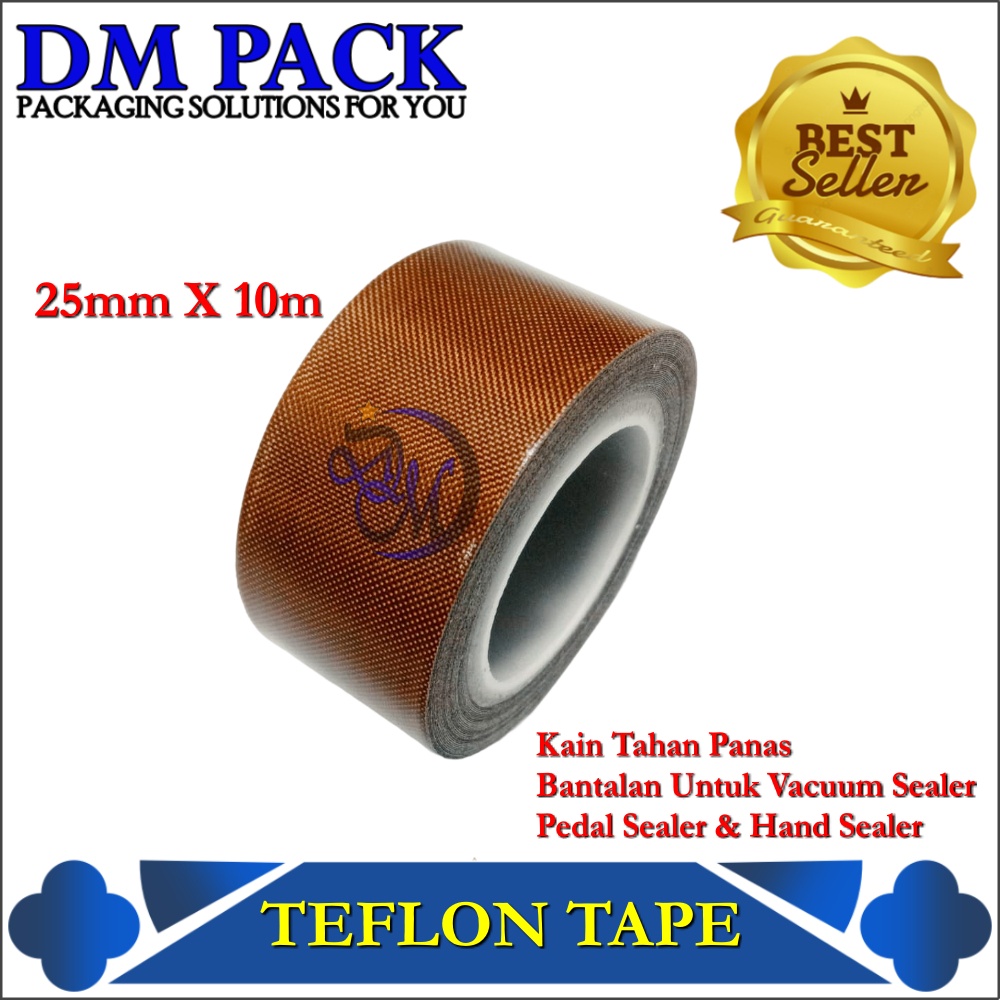 Jual Kain Teflon Alas Pemanas 2,5cm X 10meter Kain Bantalan Mesin Press ...