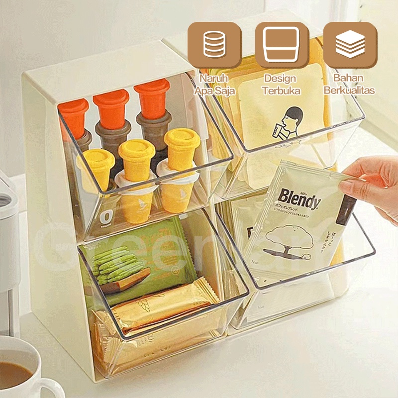 Jual Greenland Organizer Meja Rak Meja Storage Organiser Divider Kotak ...