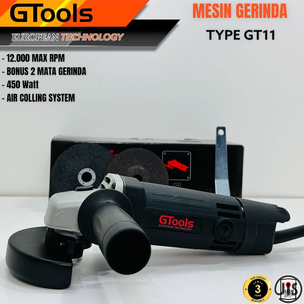 Jual Mesin Gerinda GTOOLS GT11 Gerinda Angel High RPM Mesin Potong besi ...
