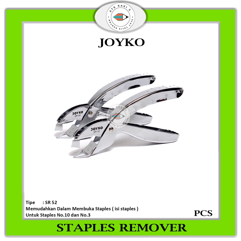 Jual JOYKO - Staples Remover SR-52 - Alat Pembuka Staples - Pcs | Shopee Indonesia
