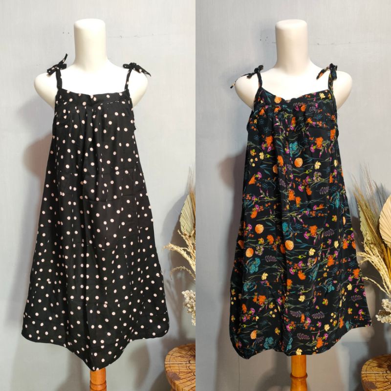 Jual Daster Sambung Tali Motif Kekinian Bahan Rayon Premium | Shopee ...