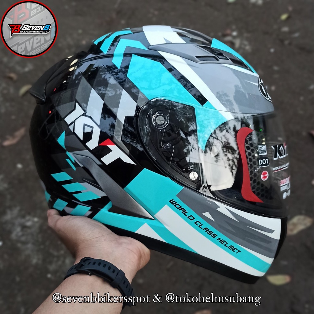 Jual HELM KYT FALCON FR FULL FACE ORIGINAL SNI | Shopee Indonesia