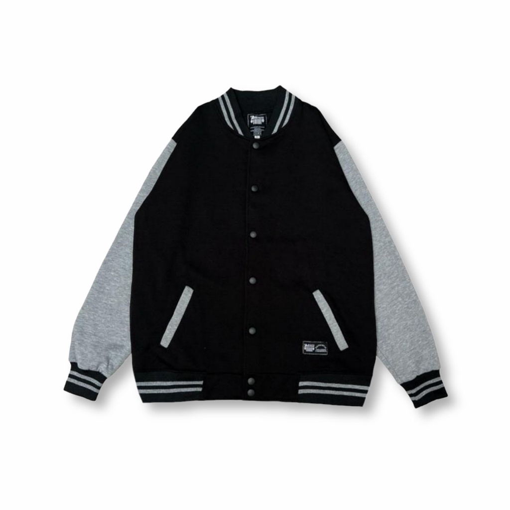 Jual Jaket Varsity Sweater Varsity Polos Premium Distro | Shopee Indonesia