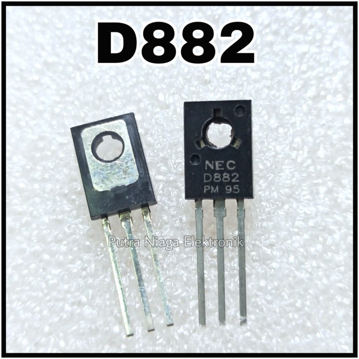 Jual D882 Transistor Power NPN 3A 40V T0-126 2SD882 High Quality putr4n14 Ayo Order | Shopee ...
