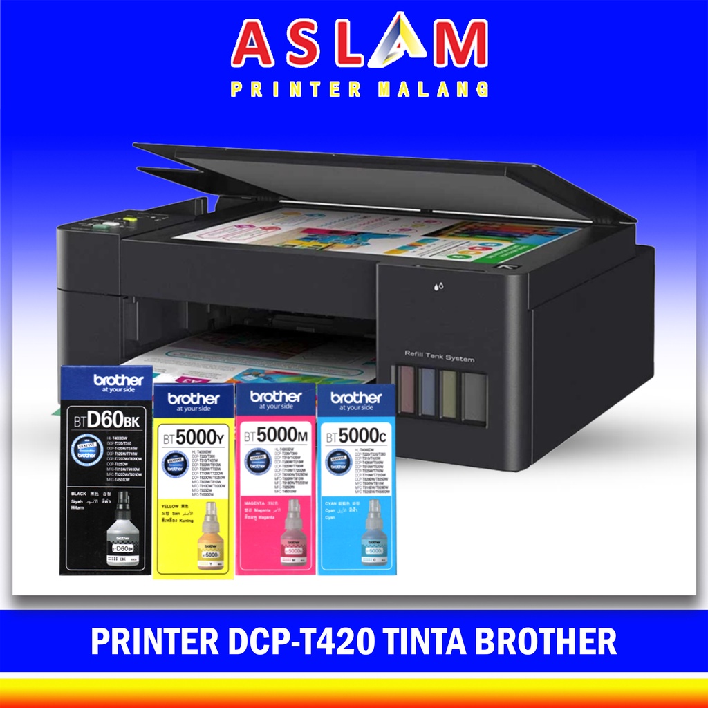 Jual Printer Brother T420W / T420 / DCP T420W Garansi Resmi T420 All in ...