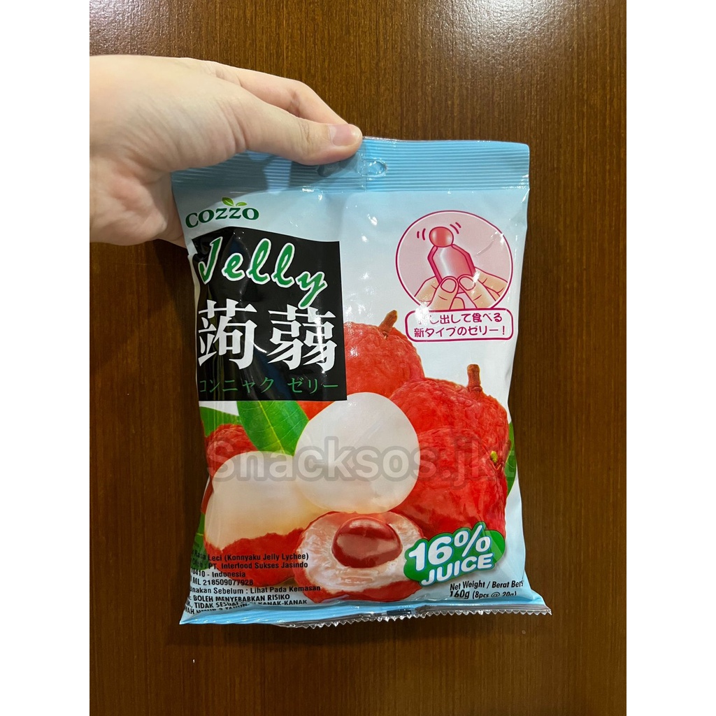 Jual COZZO JELLY KONNYAKU BLUEBERRY / LYCHEE / MANGO / PASSION FRUIT / PEACH / YOGURT COZZO ...