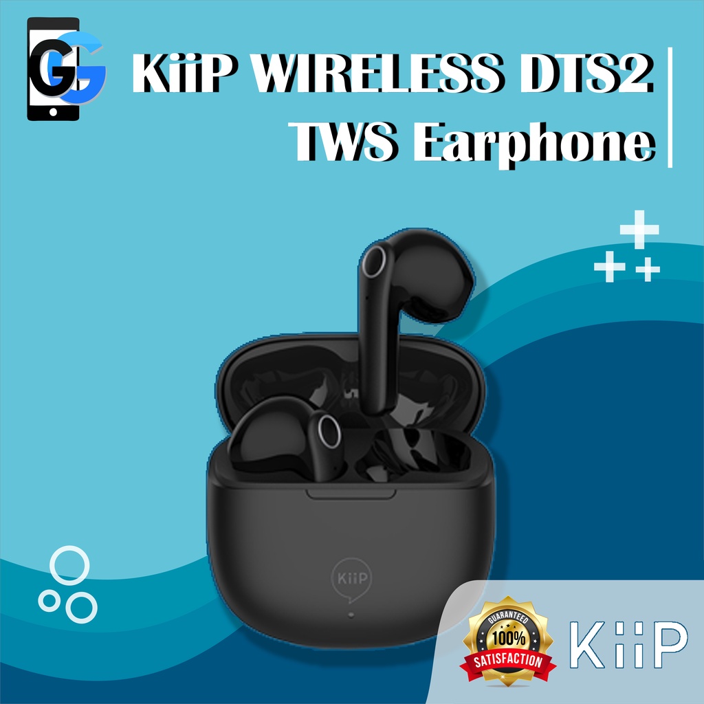 Jual KiiP WIRELESS TWS DTS2 Bluetooth Headset Headphone Earphone ...