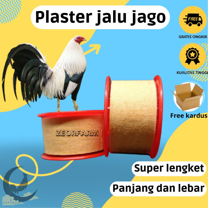 Jual plaster jalu ayam panjang super lengkat tidak keras zeorfarm ...