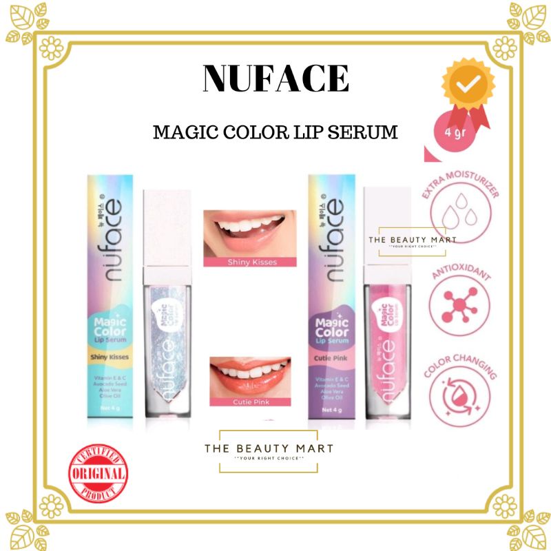 Jual NUFACE Magic Color Lip Serum 4g | Shopee Indonesia