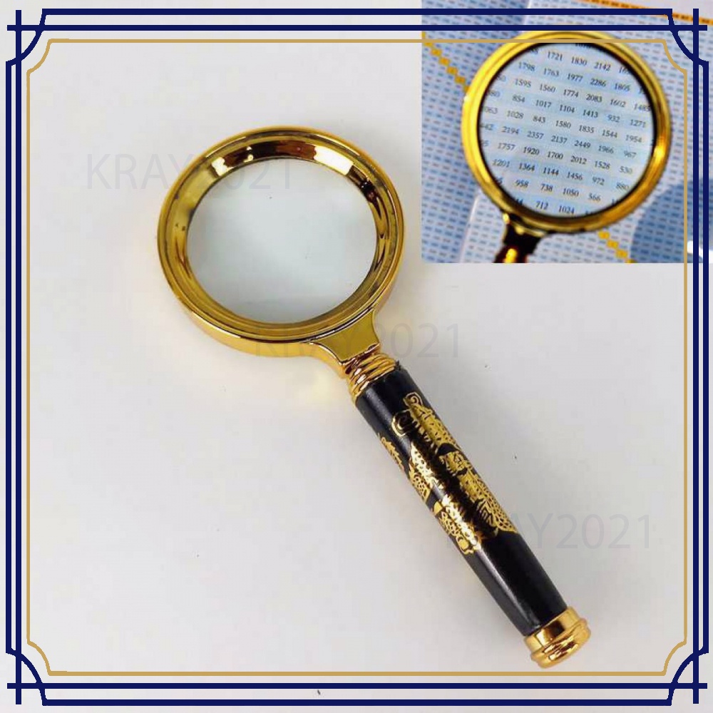 Jual Kaca Pembesar Handheld Magnifying Hand Lens Magnifier 60 mm ...